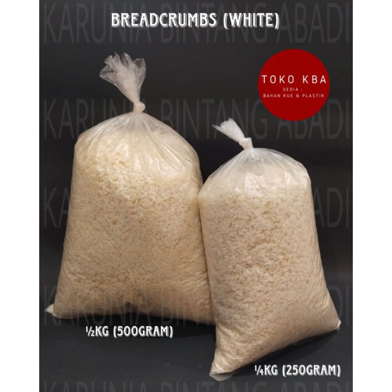 PUTIH Bread Crumb White Fountain Bread Flour White Repack (250 Grams ...