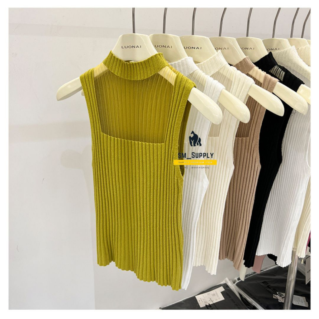 LS227 - TINA Basic Crop Top Women's TopsPremium Tank Tops / Fashion Crop Top Women's Tops ...