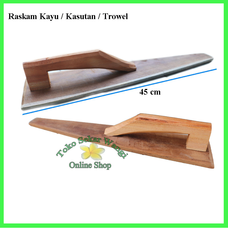 KAYU Original Teak Wood trowel trowel sudu Smoothing | Shopee Philippines