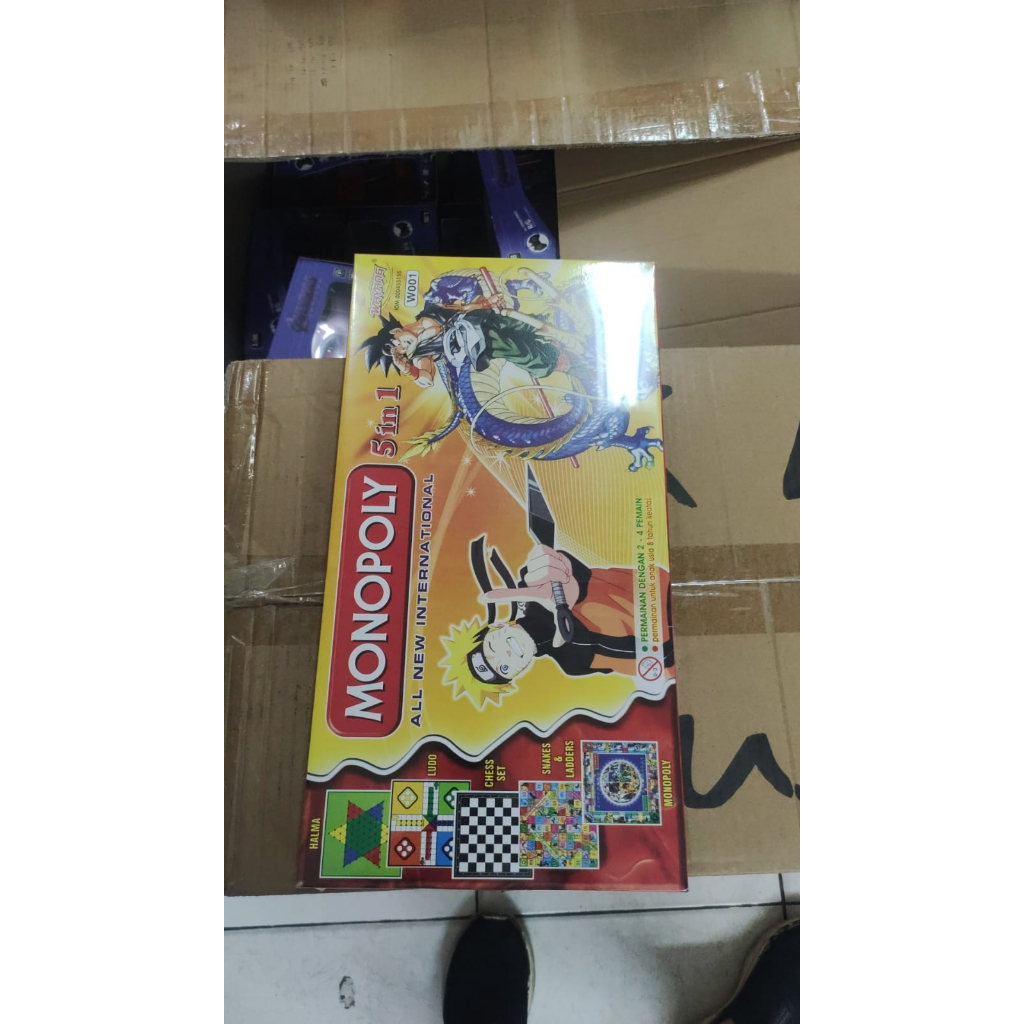 Monopoly 5 In 1 Monopoly, Halma, Chess, Snake Ladder, Ludo Monopoly ...