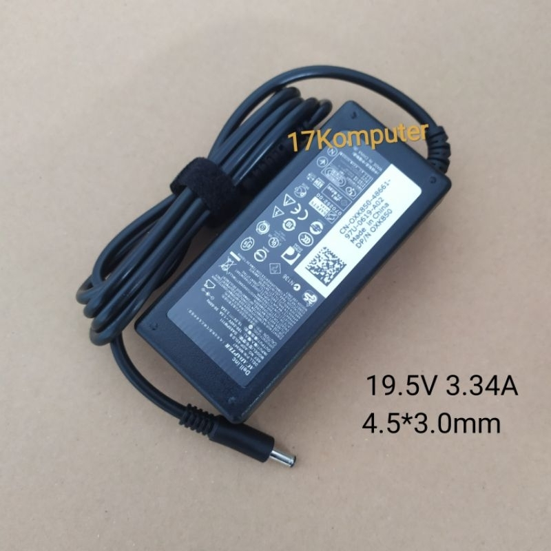 Dell Latitude 14 3410 3490 3500 3510 3590 19.5V 3.34A Laptop Charger ...