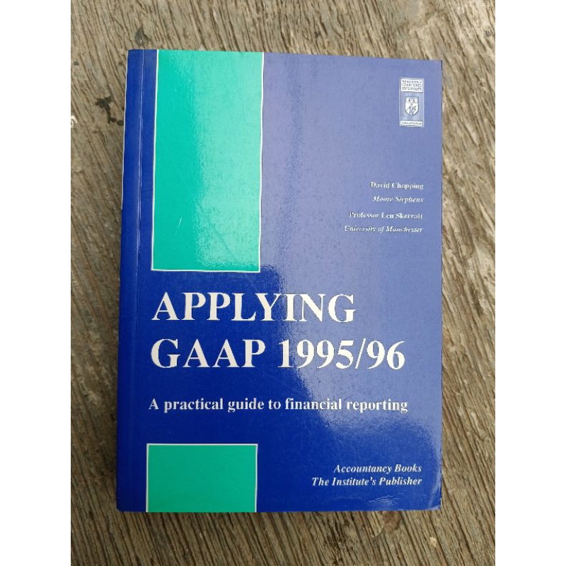 Applying Gaap 1995/96 (A Practical Guide To Financial Reporting ...