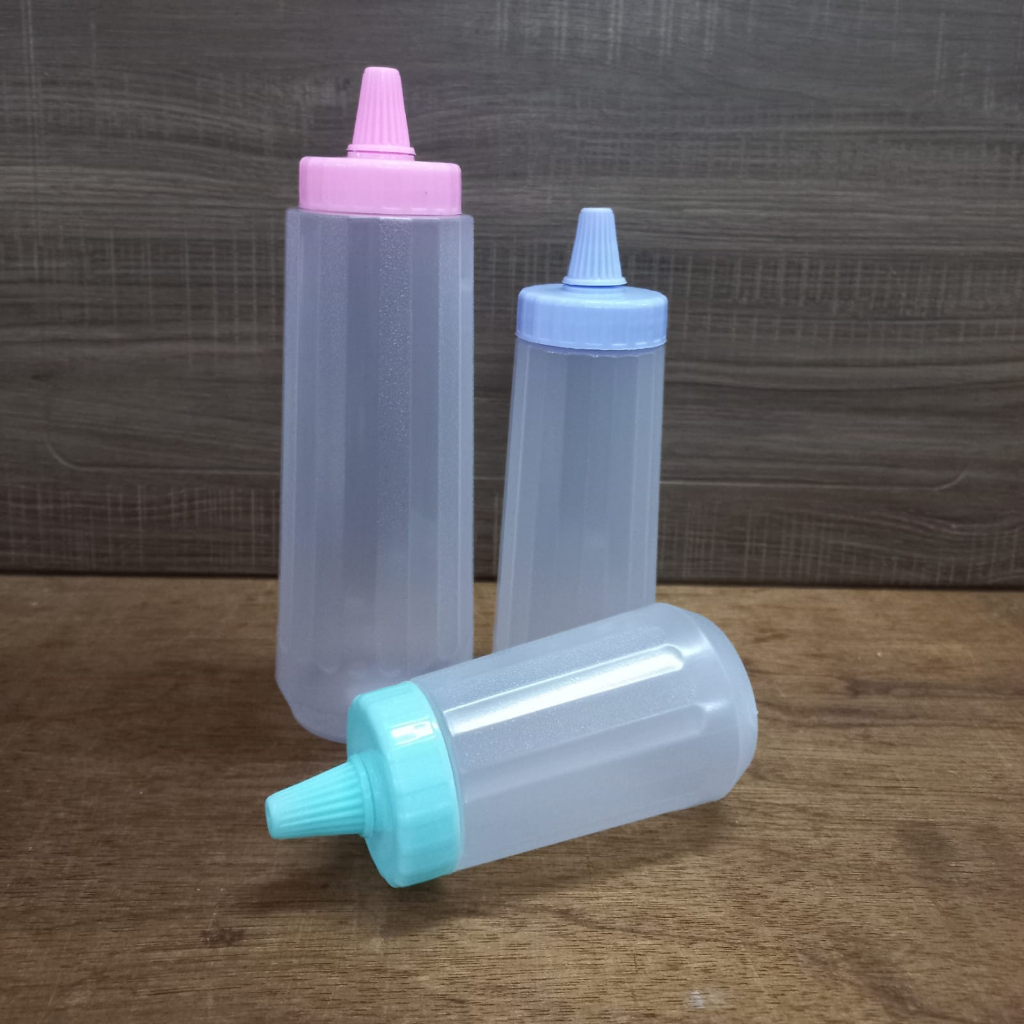 Lemony Soy Sauce Bottle Soy Sauce Mayonnaise Oil Twist Cap | Shopee ...