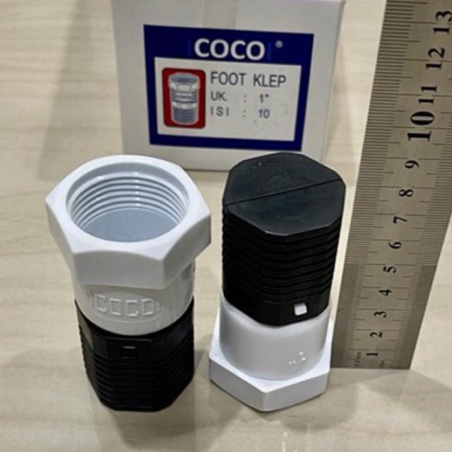 COCO 1” inch pvc water valve Foot 1 inch tusen valve bottom valve PUMP ...