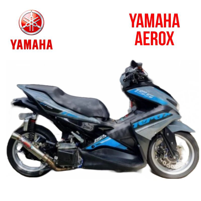 MESIN AEROX OLD 155 BLUE Striping TRANSPARENT STRRIPING FOR OLD AEROX ...