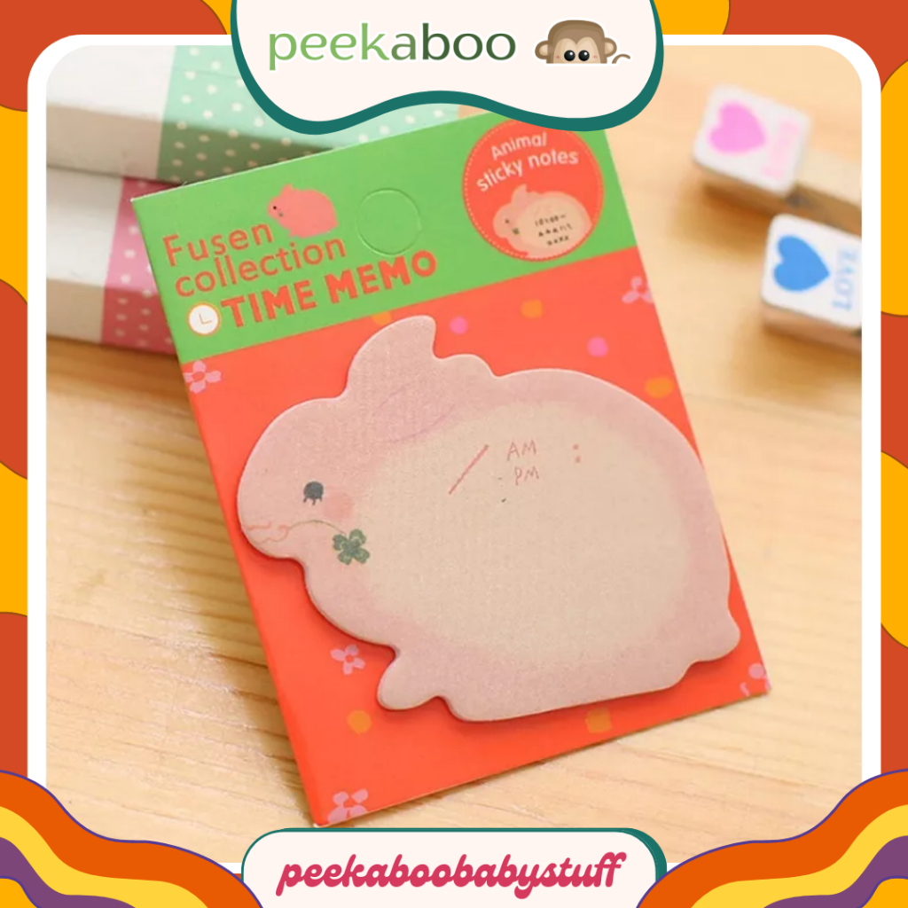Sticky NOTES MOTIF - RABBIT Theme || Sticky Paper Notes MEMO Notes ...