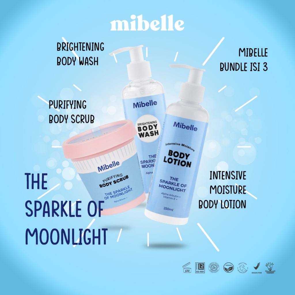 Ibelle Bundle Set The Sparkle of Moonlight (BS Moonlight, BL Moonlight ...