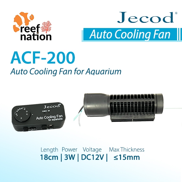 Jecod Auto Cooling Fan ACF 200 | Shopee Philippines