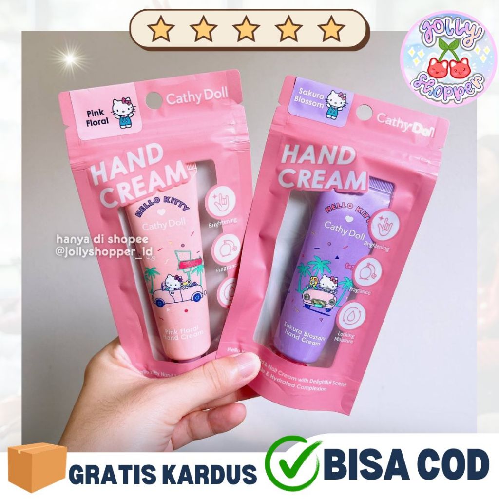 Cathy Doll Hello Kitty Hand Cream 30g - 2 Types / Hand Care Hand Cream ...