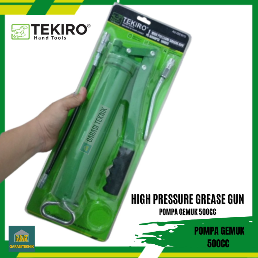 Tekiro 500cc hand grease pump + Tekiro 500cc grease gun | Shopee ...