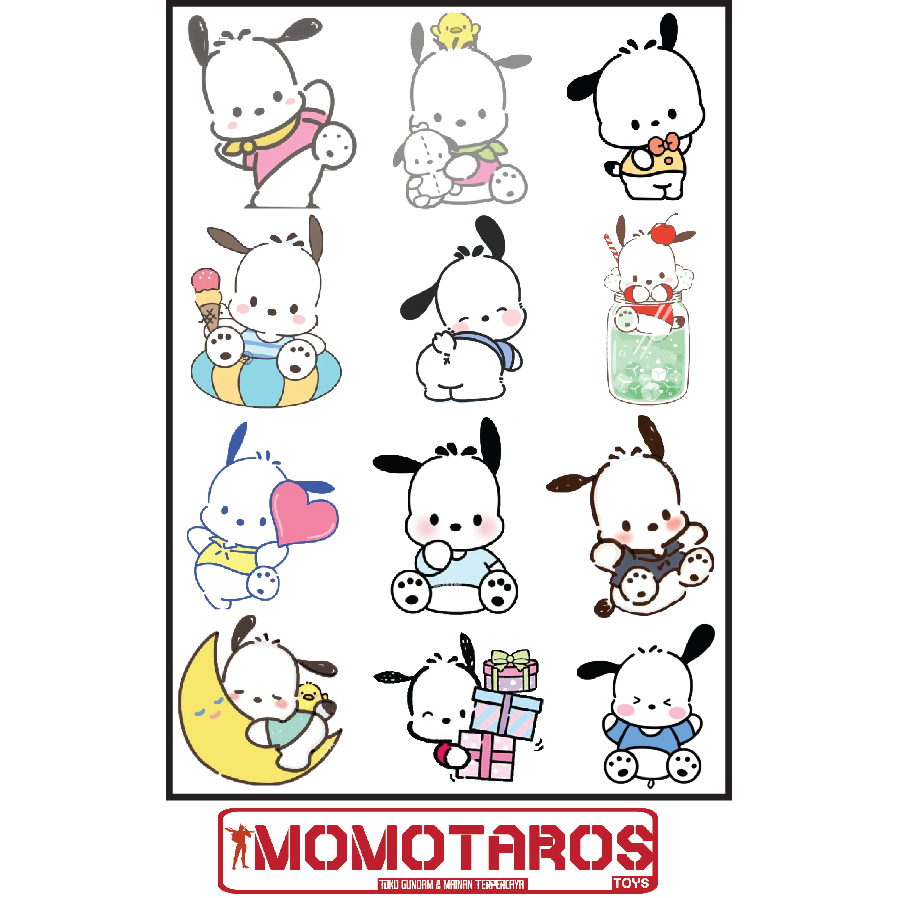 Transparent antiairi Sticker Pochacco sanrio 1pc | Shopee Philippines