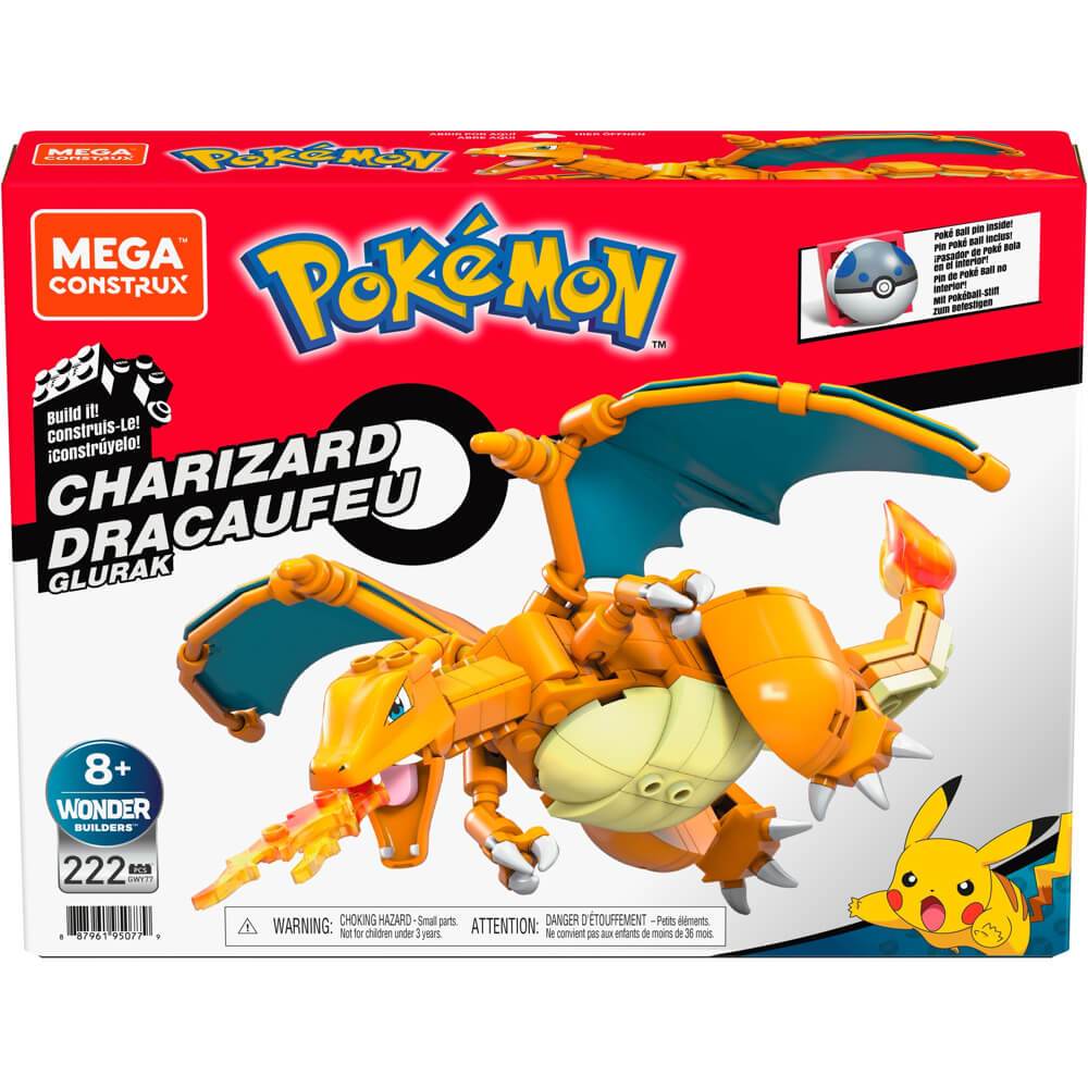 Pokemon Mega Construx Pokemon Charizard Figure (223 Pieces) | Shopee ...