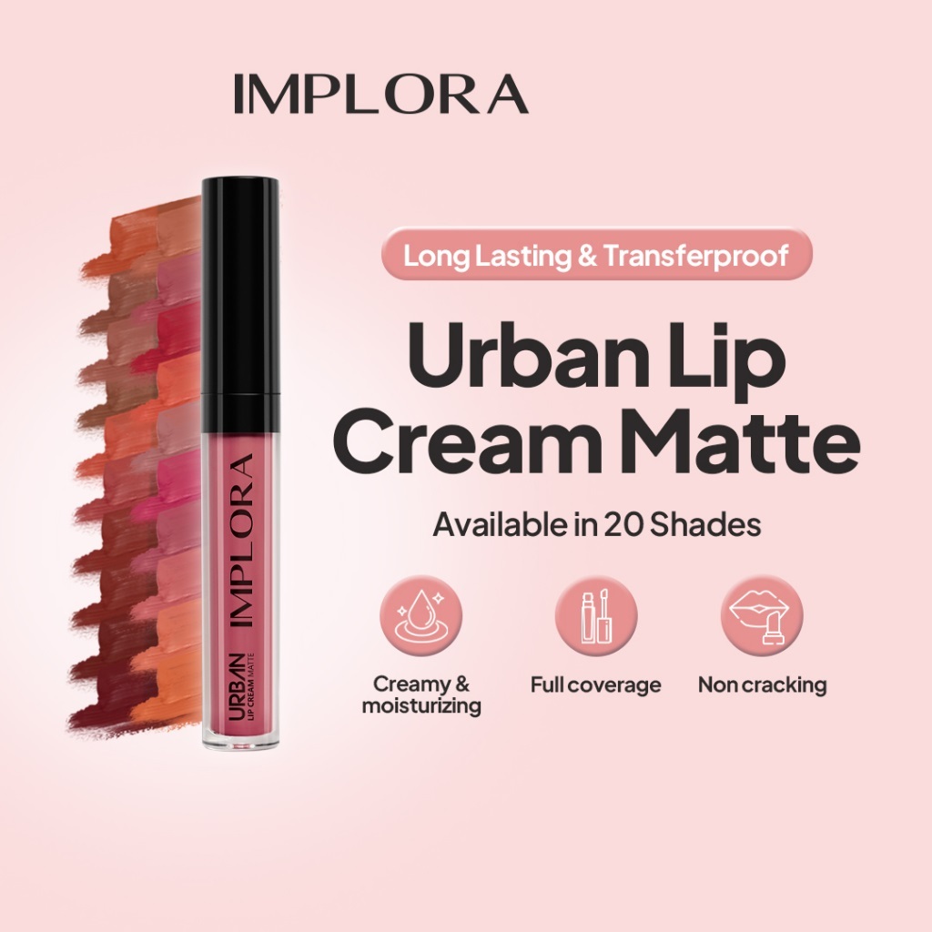 Implora Urban Lip Cream Matte (lipcream Lipstick Lipstick) | Shopee ...