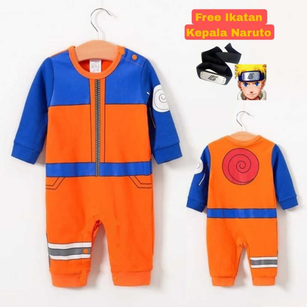 Naruto Pajama Suits FREE Headband KONOHA ANIME COSPLAY NARUTO | Shopee ...