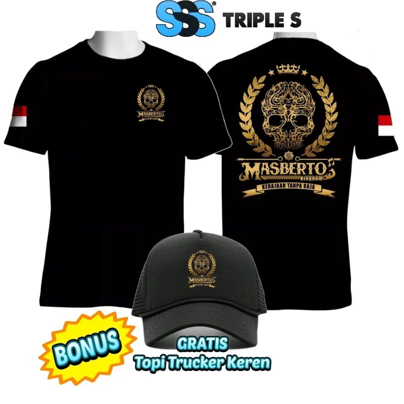 Kaos MASBERTO KINGDOM KINGDOM WITHOUT KING TSHIRT COMMUNITY | Shopee ...