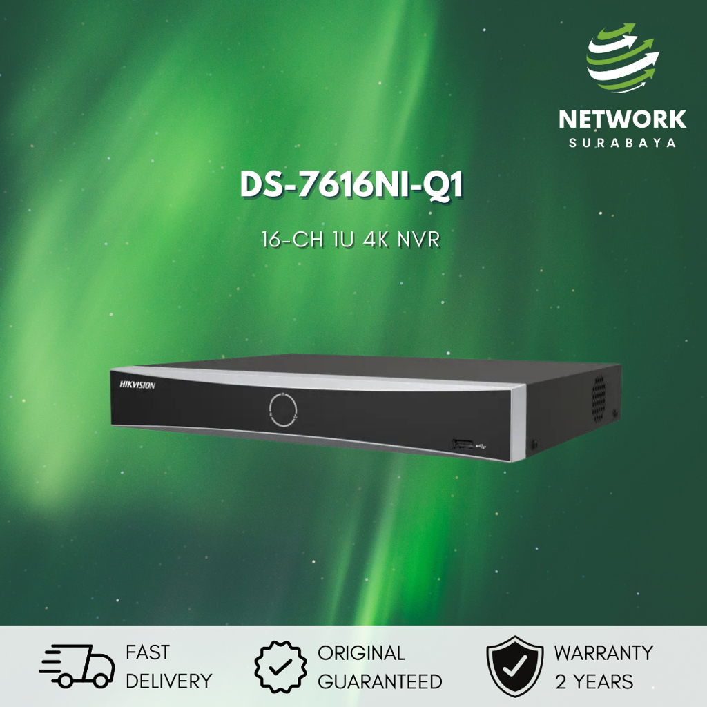 Hikvision DS-7616NI-Q1 16 CHANNEL 1U 4K NVR | Shopee Philippines