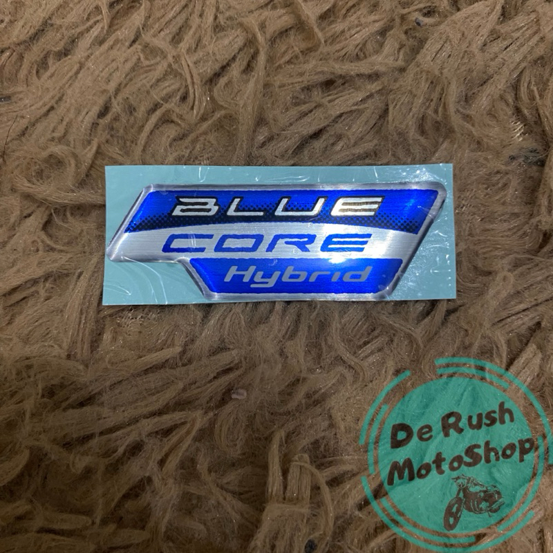 Original Yamaha Blue Core Hybrid Emblem Sticker | Shopee Philippines