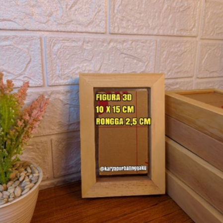 KAYU 3d Wooden Frame size 4R & 5R + acrylic glass | Shopee Philippines