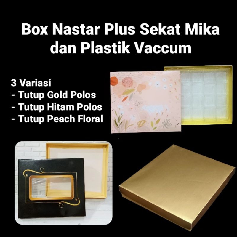 Nastar Box Plus Mica Divider and Vaccum Plastic | Shopee Philippines