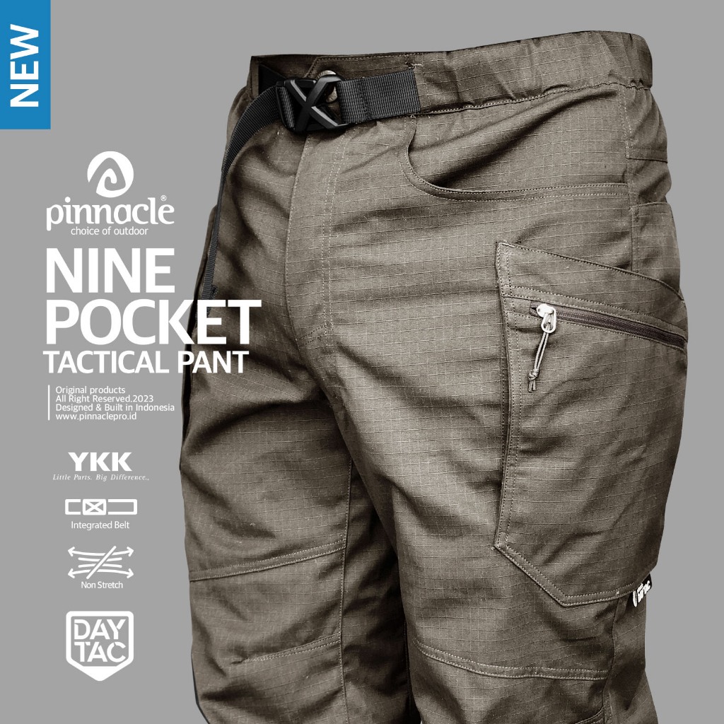 Pinnacle Pro Official Nine Pocket Day Tac Pant - Coyote | Shopee ...