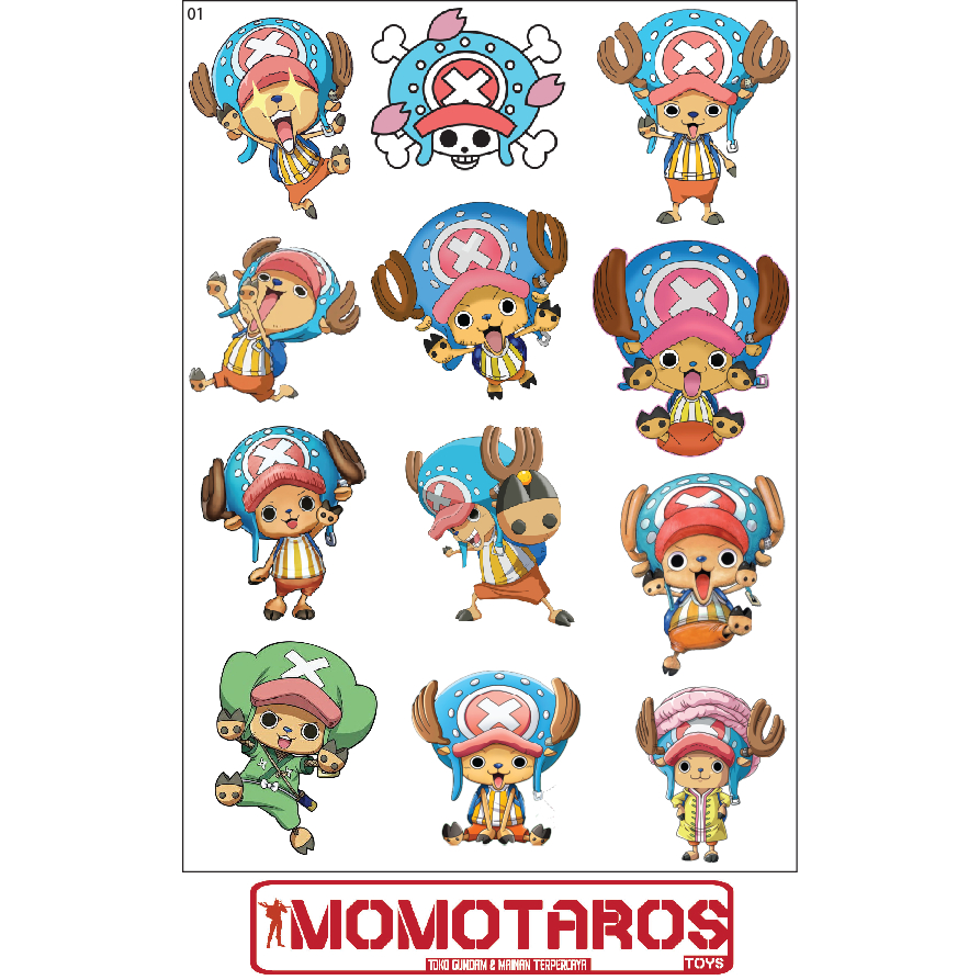 Tony Chopper solo One piece transparent waterproof Sticker 1 pc ...