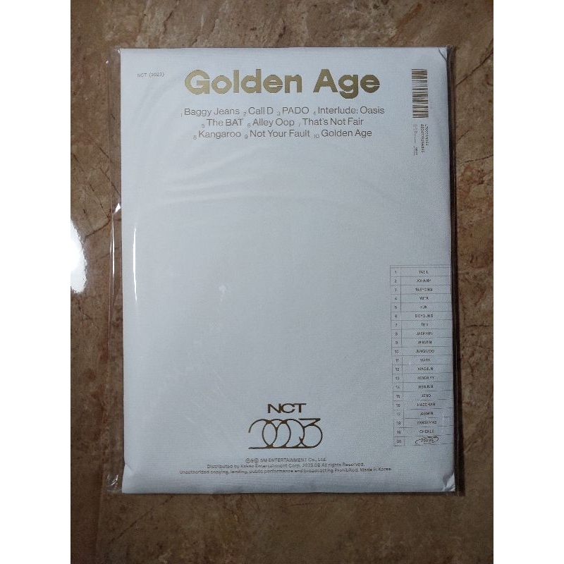 Nct collecting ver Vantelg golden age album | Shopee Philippines