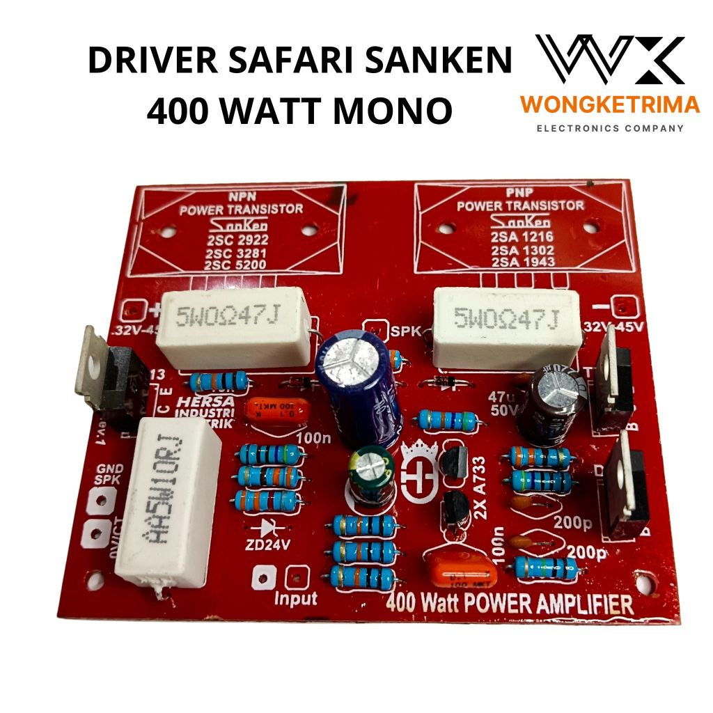 Sanken Safari 400w Mono Power Amplifier Driver | Shopee Philippines