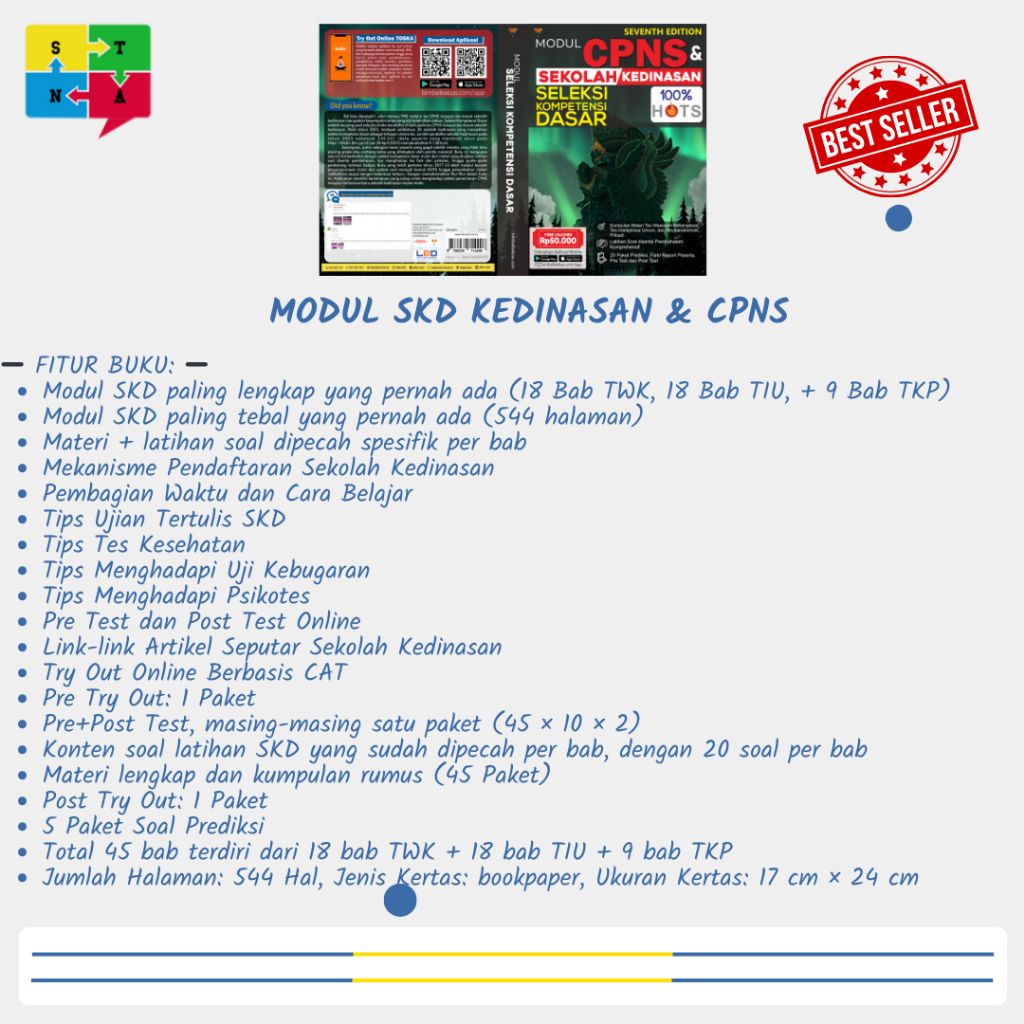 Official SKD MODULE & CPNS (For Official Schools, TNI/POLRI and Job ...
