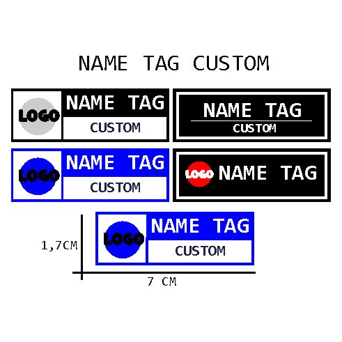 Costume NAME PIN CUSTOM NAME TAG NAME Chest Board | Shopee Philippines