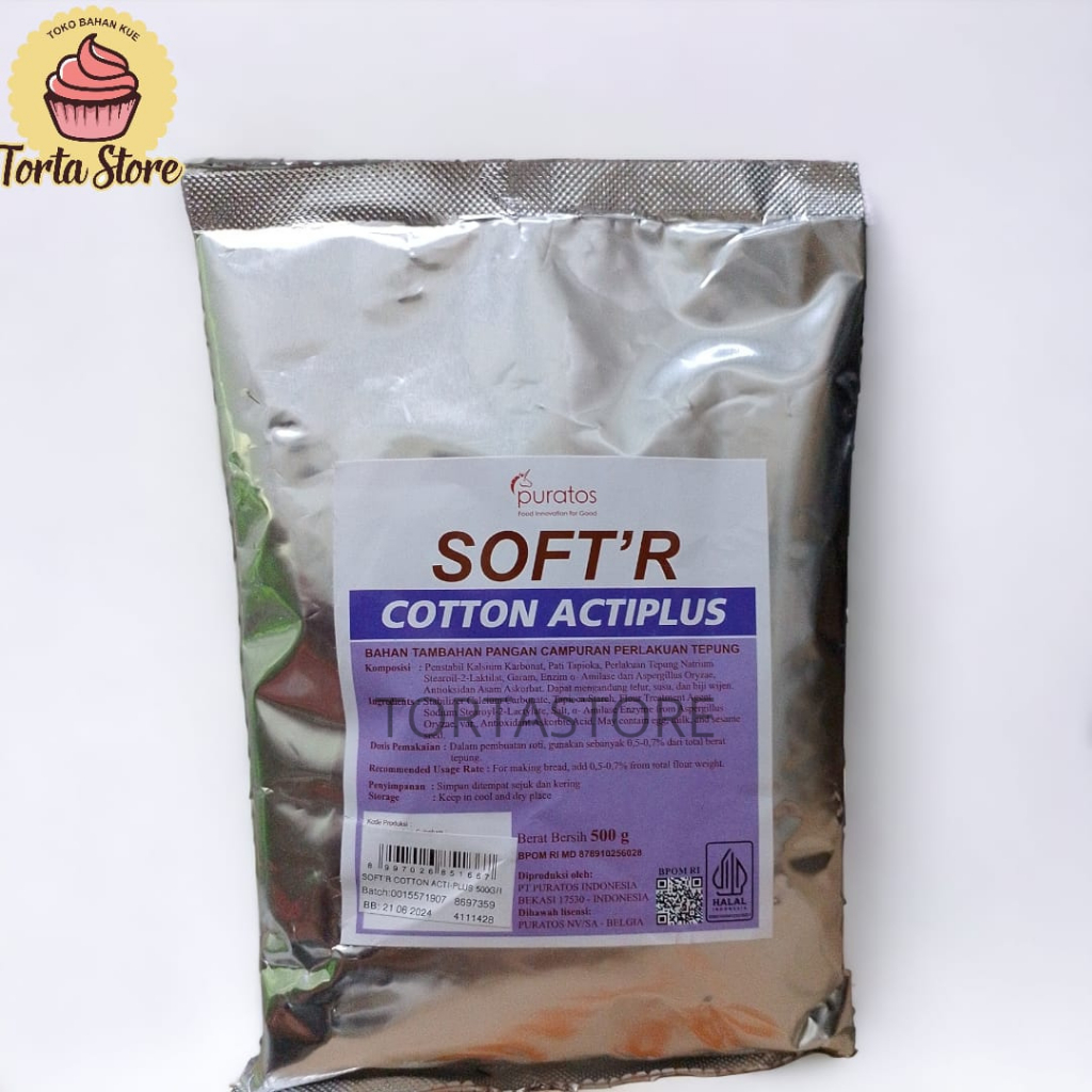 Puratos SOFT'R COTTON ACTI PLUS 500GR & 50GR | Shopee Philippines