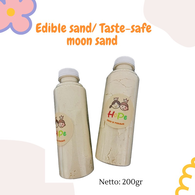 Edible sand / Taste-safe moon sand / toy sand / sensory play sand ...