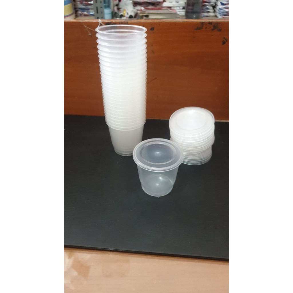 New!! Cup 150ml/pigeon Pudding Cup, Size 7x7 x 6.5 cm, Contents 25pcs ...