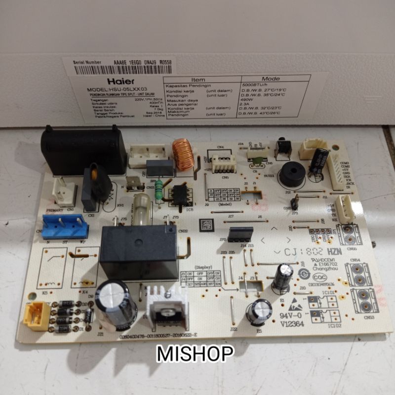 Haier HSU05LXX03 AC PCB Module ORIGINAL | Shopee Philippines
