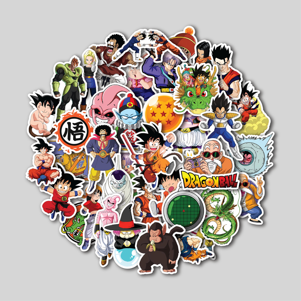 Dragon BALL STICKER PACK | Tumbler STICKER | Helmet Suitcase LAPTOP ...