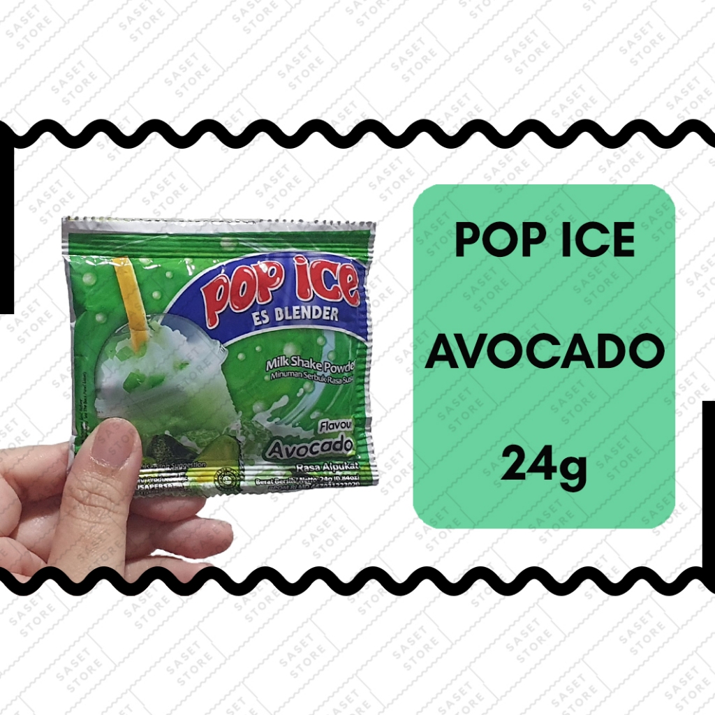 Pop Ice Avocado 24g Avocado Milk Powder Drink Sachet | Shopee Philippines