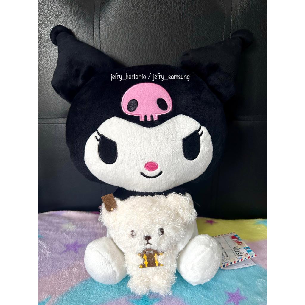 MINISO UNGU Kuromi Teddy Bear Koguma Bon Voyage Doll Original Sanrio ...