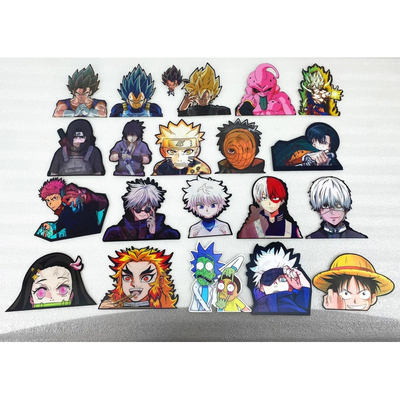 READY 3D STICKER MOTION LENTICULAR ANIME Decal Change Anime Picture ...