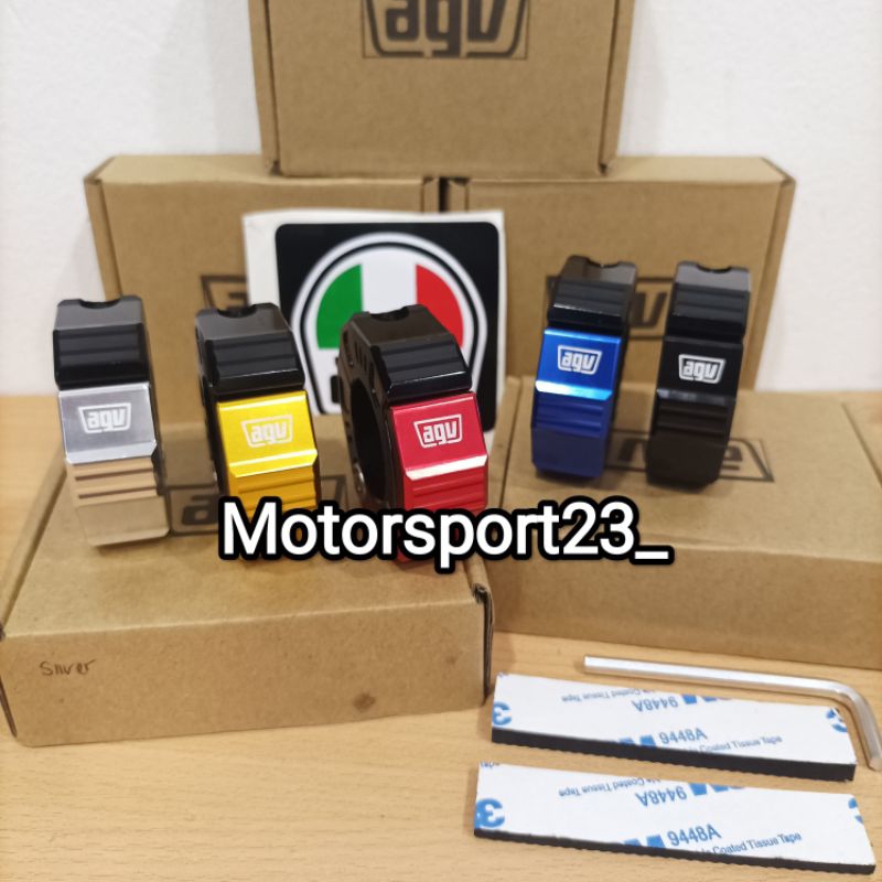 GANTUNGAN PCX AGV HANDLEBAR CLIP HANGERS PCX HANDLEBAR CLIP GOODS AGV ...