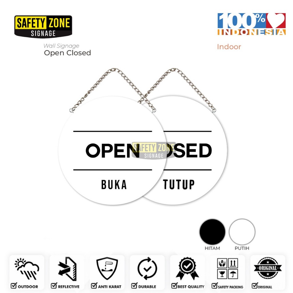 Acrylic sign Open and Close back and forth can be a complete set with a ...