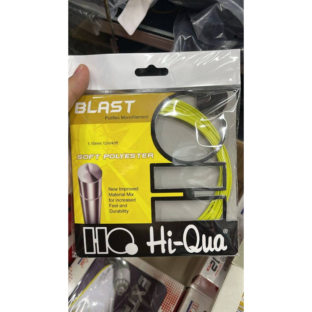 Original HI-QUA / HIQUA BLAST Tennis Racket Strings | Shopee Philippines
