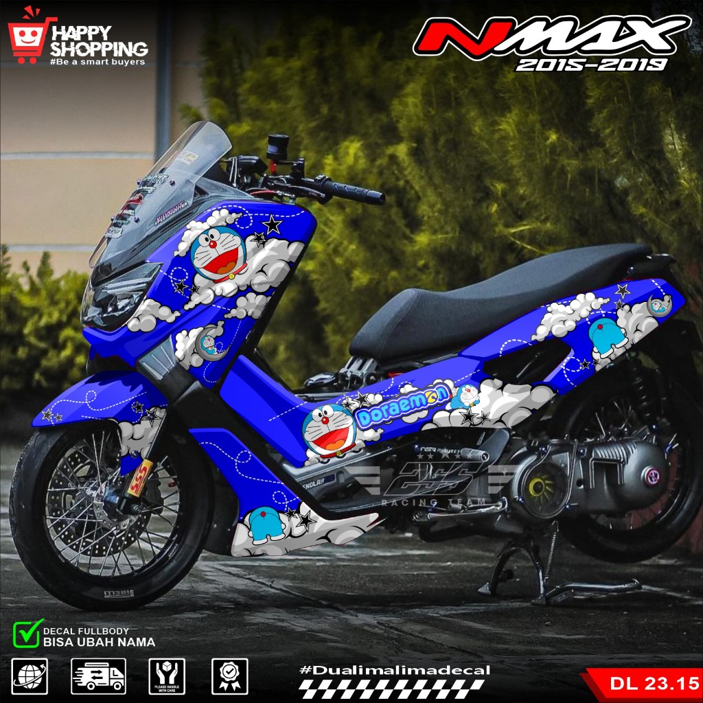 Decal Sticker Yamaha Nmax Lama 2016 2017 2018 2019 Full Body Fullblock ...