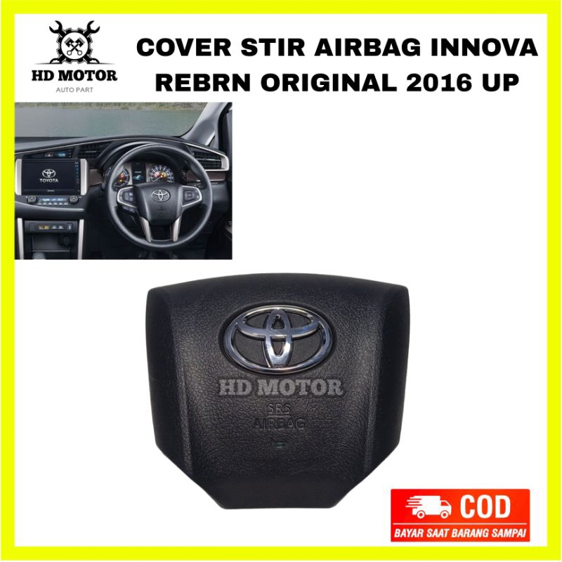 Cover cover stir airbag toyota innova reborn original 2016 2017 2018 ...