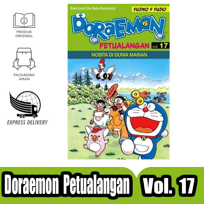 Doraemon Comic Adventure VOLUME 17 Reissue - Original Seal | Shopee Philippines