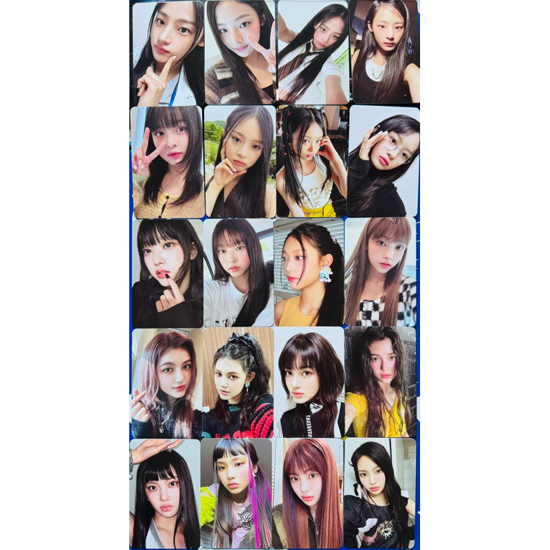 (SHARING) Official YEARBOOK PHOTOCARD ALBUM NEW JEANS GET UP BUNNY BAG ...