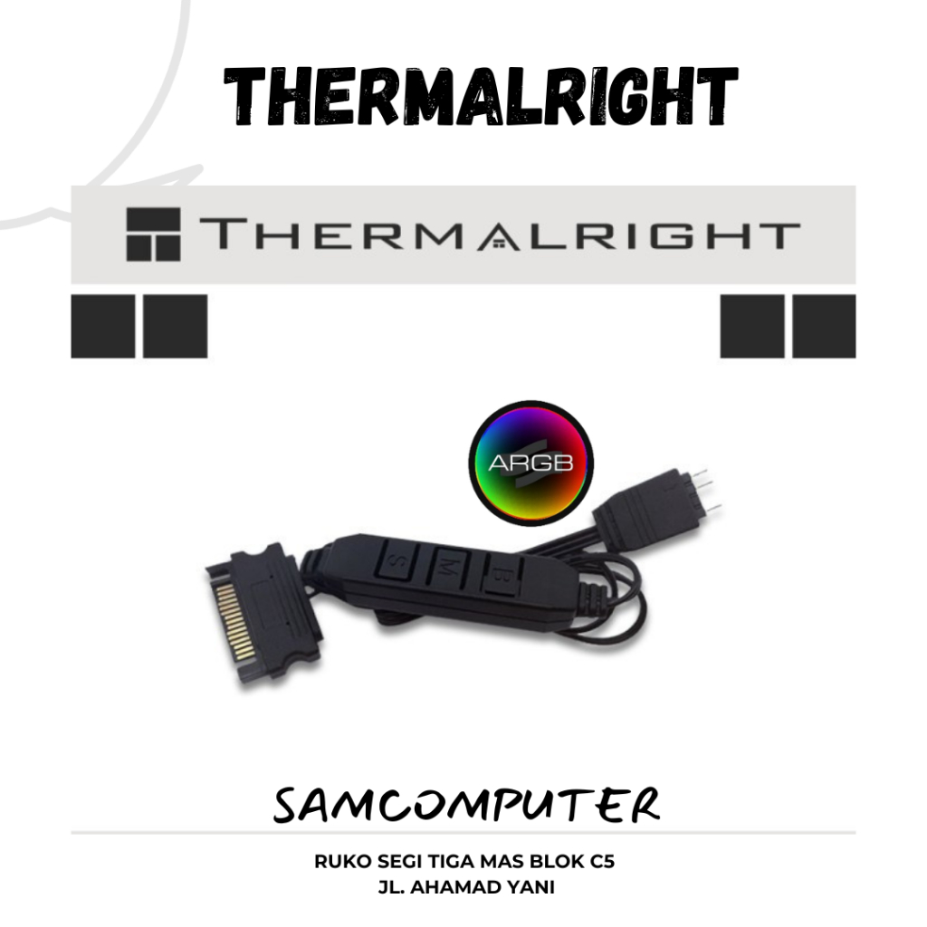 Thermalright ARGB Fan Controller 5v - 3 PIN ARGB HEADER | Shopee ...