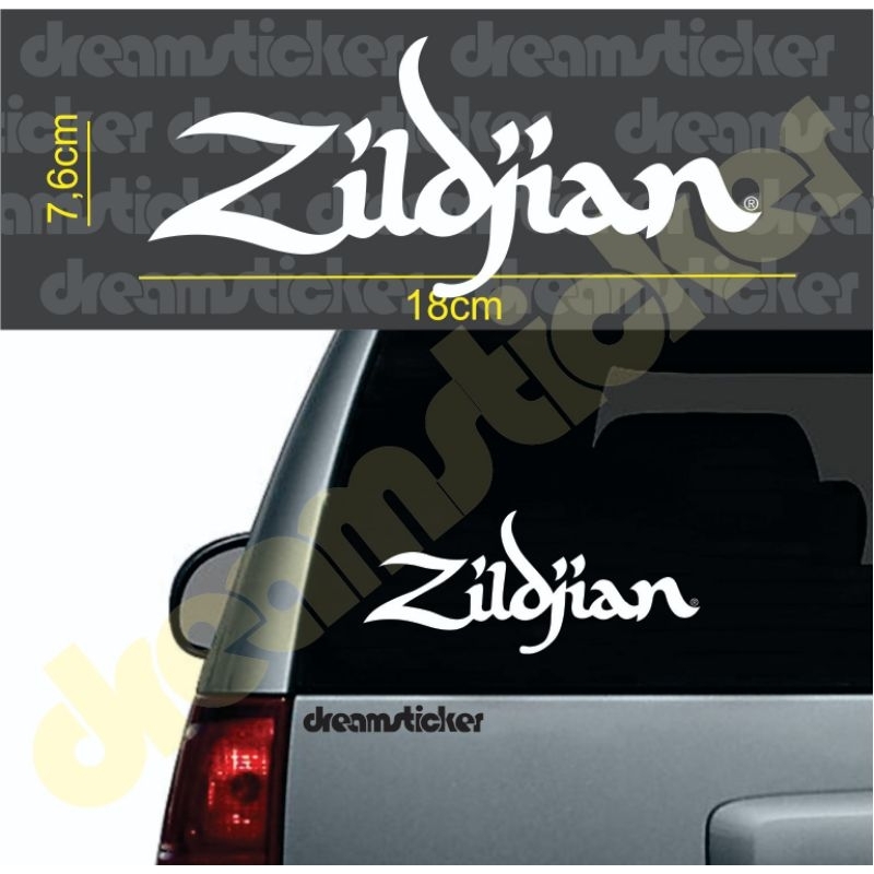 Cutting Sticker Zildjian Logo Sticker | Shopee Philippines