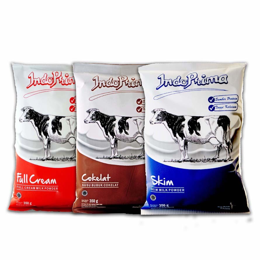 Milk powder 350g indo prima / chocolate milk powder 350g indoprima ...