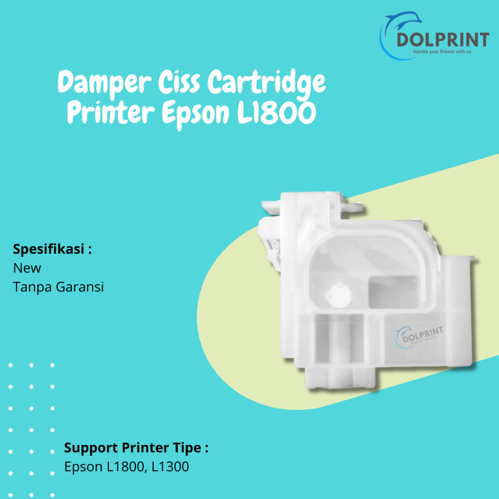Damper Ecosolvent L1800 L800 DTF DTG Ciss L1800 Printer Epson L1800 ...