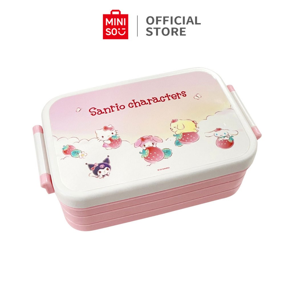 Miniso X SANRIO Strawberry collection Lunch Box Bento Box Lunch Box ...