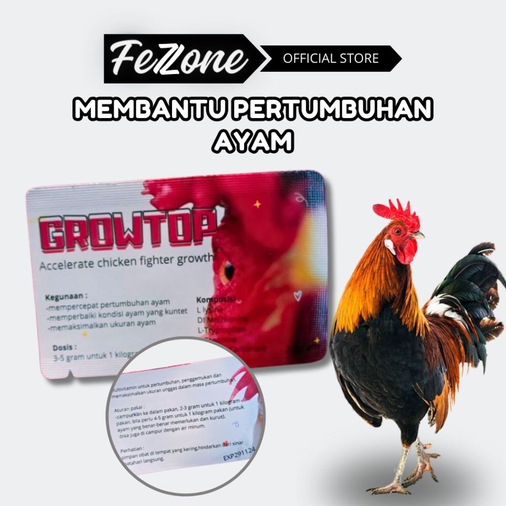 Multivitamin To Promote Chicken Flower Growth Maximize Chicken Size ...
